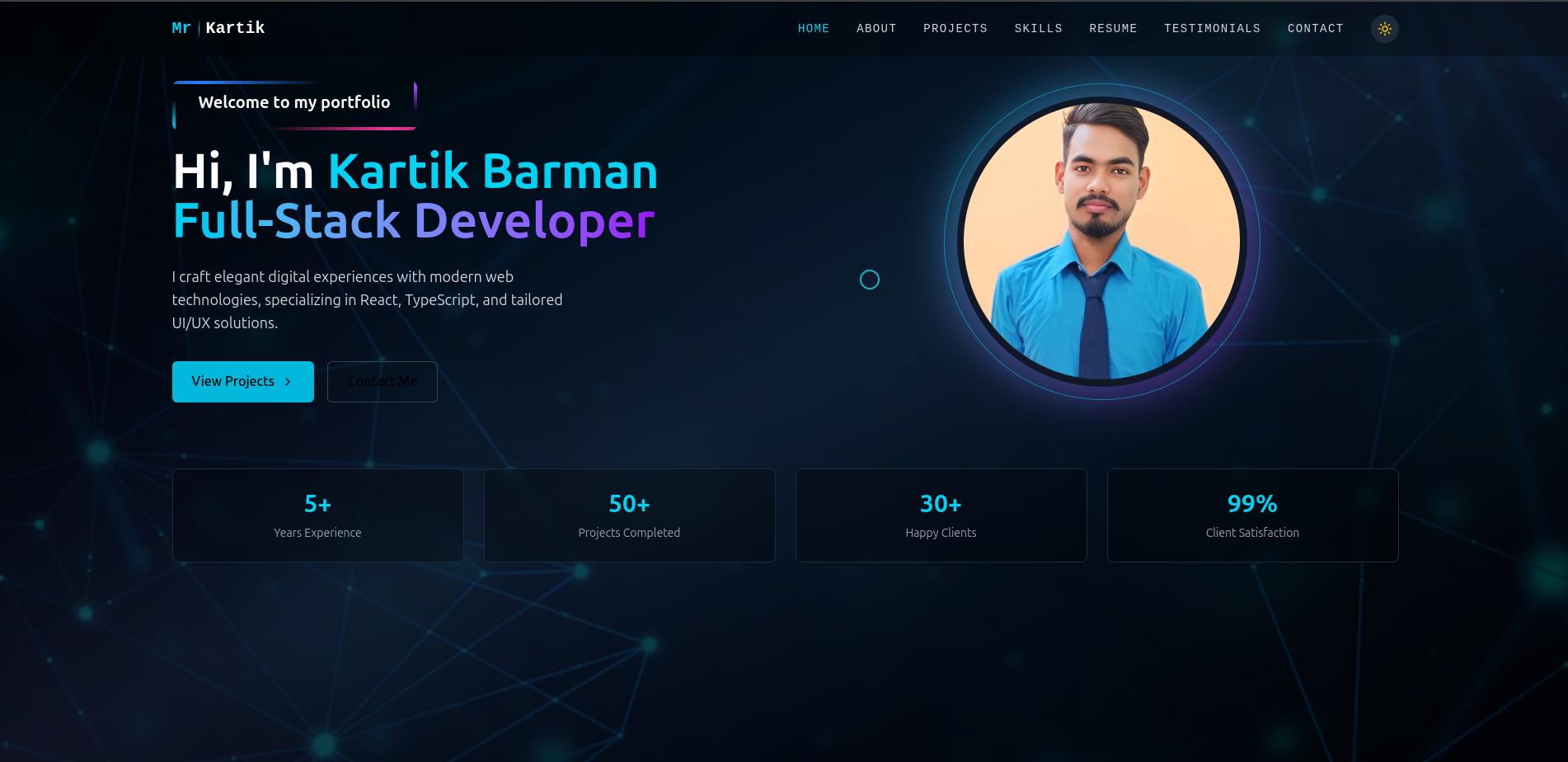 Kartik Barman – Software Engineer & MERN Stack Developer